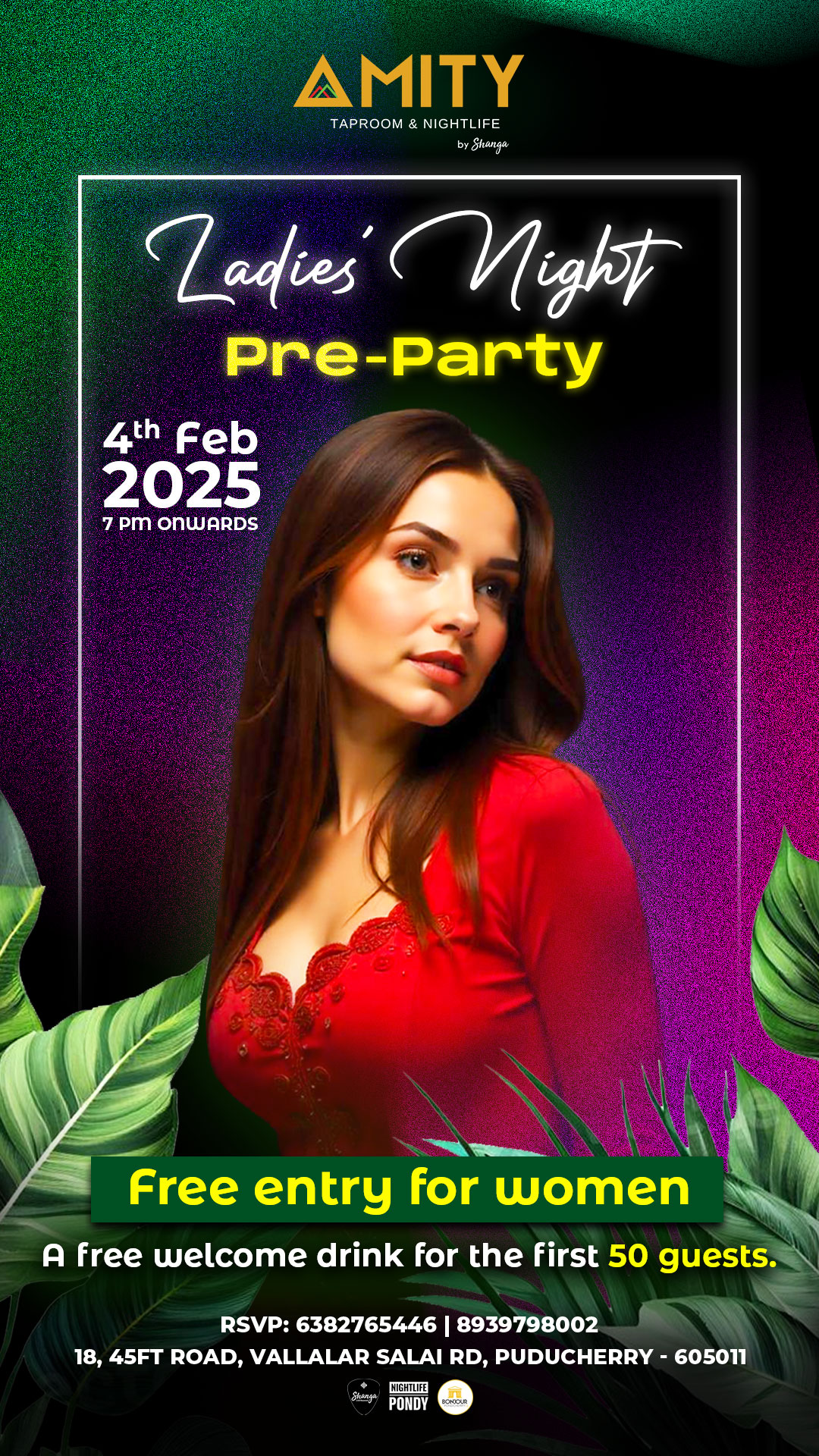 Ladies' Night Pre-Party at Amity - Taproom & Nightlife - Bonjour ...